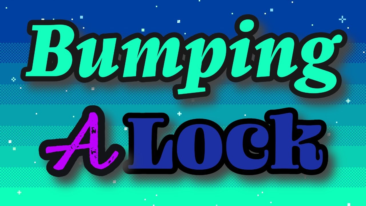 {210} How To Bump A Lock: Bumping The Masterlock Padlock - YouTube