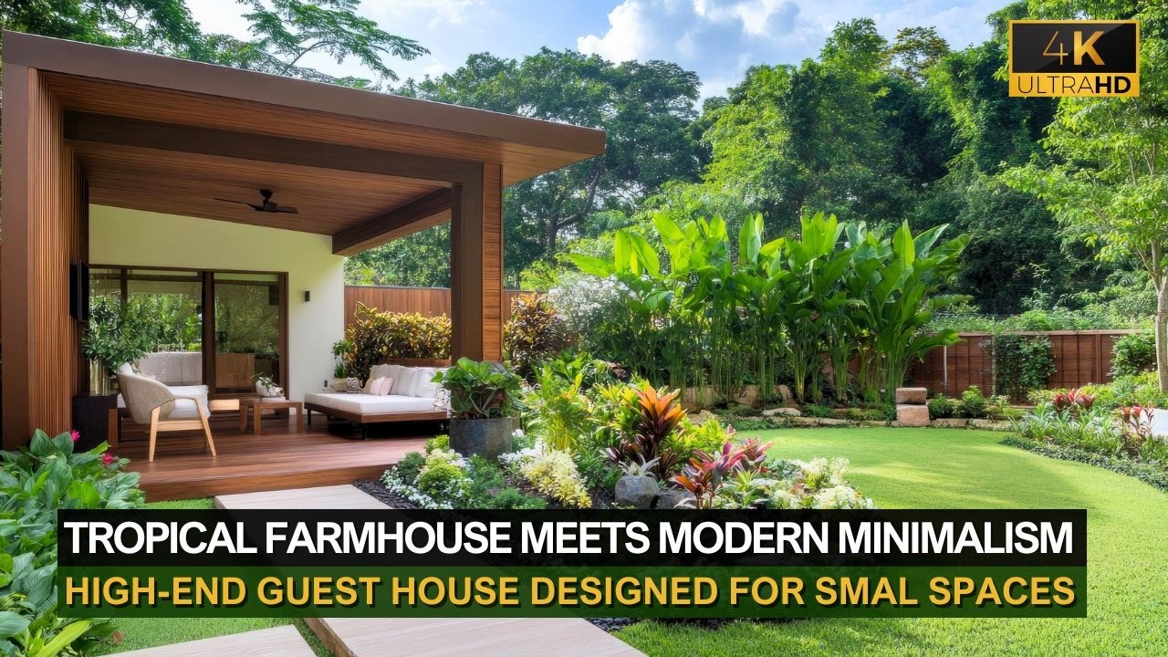 Tropical Farmhouse Meets Modern Minimalism: A High-End Guest House ...
