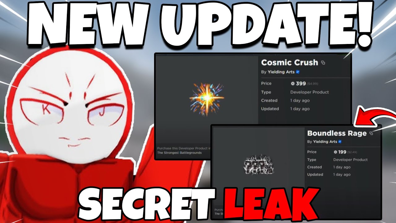 NEW BOUNDLESS RAGE & COSMIC CRUSH GAMEPASS UPDATE LEAKED! | The ...