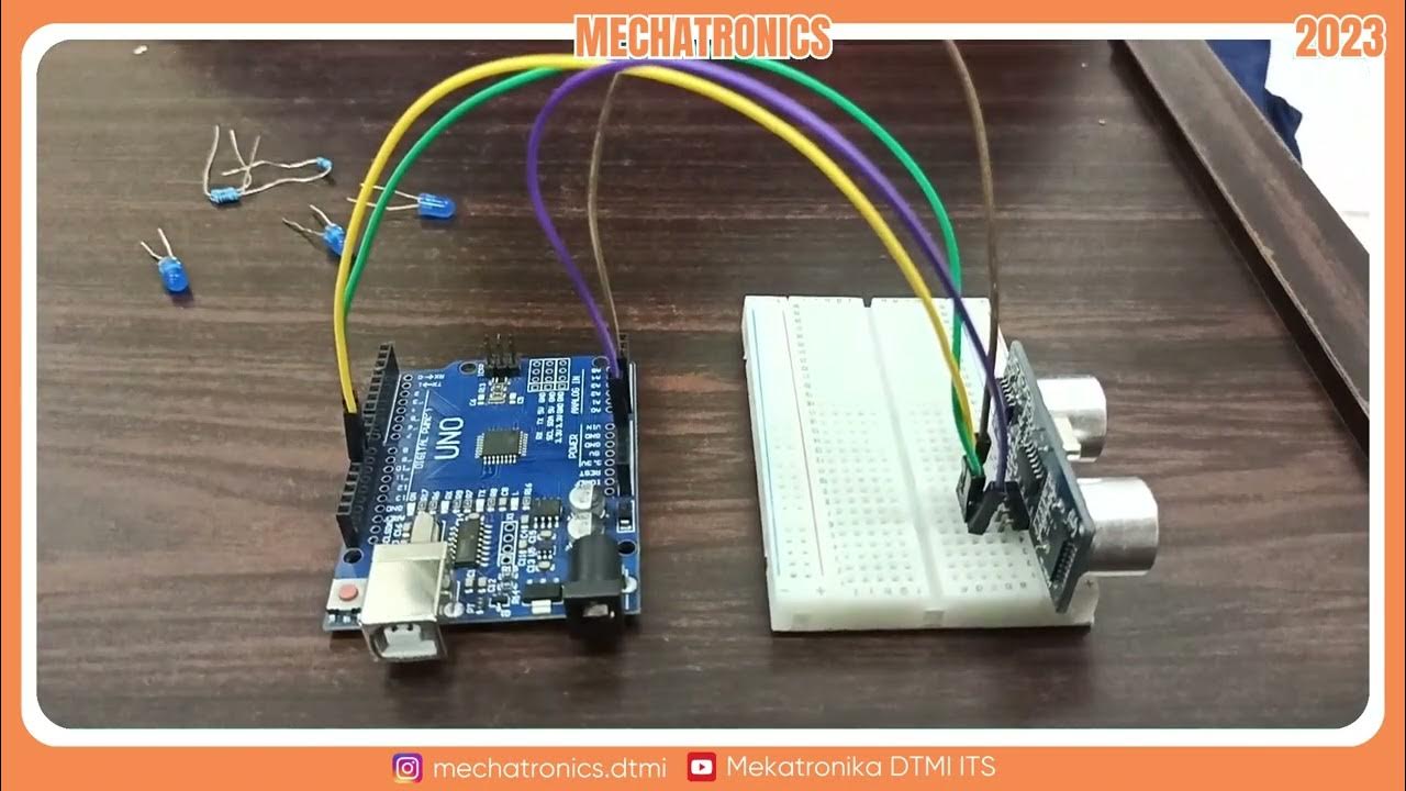 PRAKTIKUM SENSOR ULTRASONIC MENGGUNAKAN ARDUINO UNO R3 - YouTube