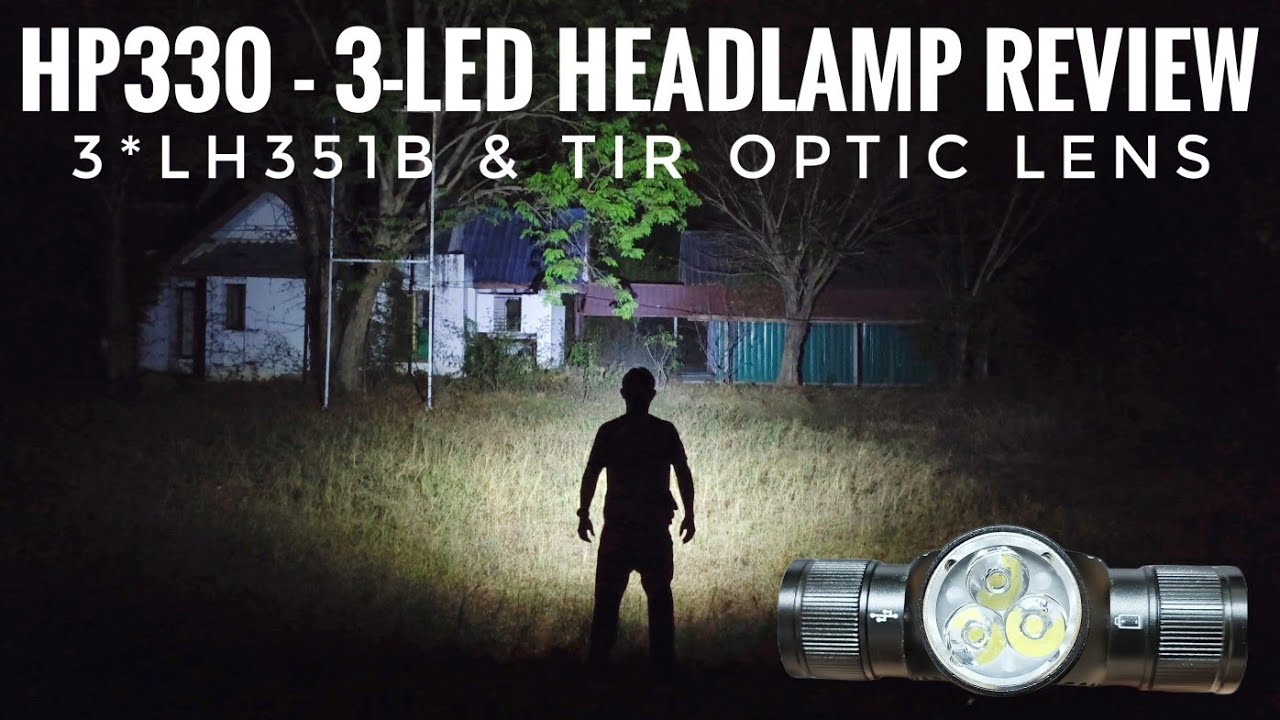 HP330 3-led Headlamp Review - YouTube