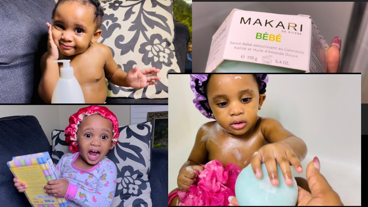 BABY BEDTIME SHOWER ROUTINE WITH MAKARI BEBE - YouTube