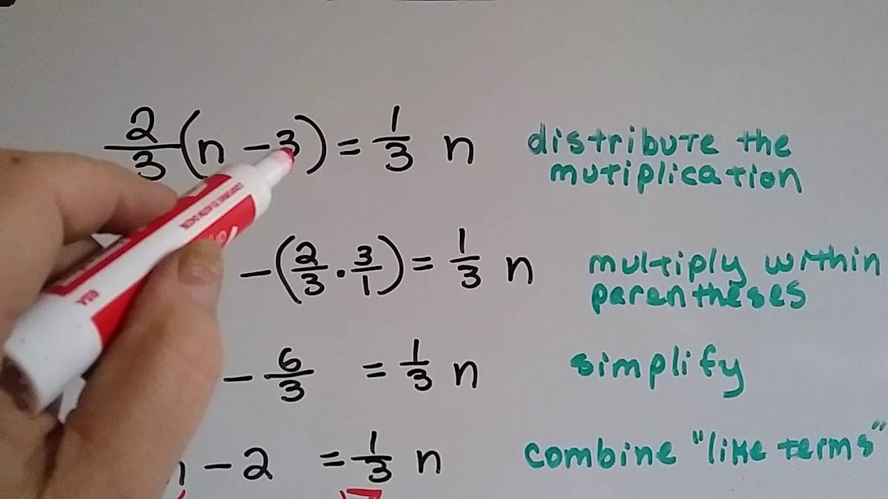 Intro Algebra Word Problems #14b - Pt 2. Putting parentheses in ...
