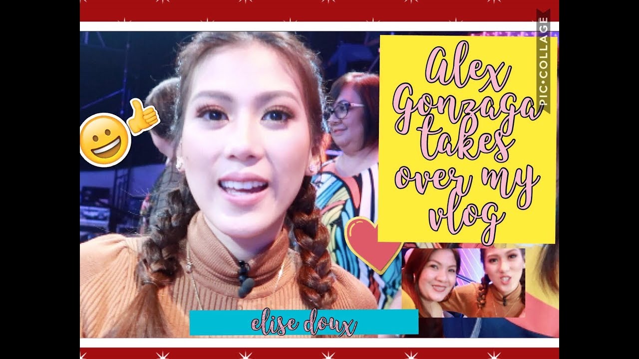 Alex Gonzaga takes over my vlog | i can see your voice taping | abscbn ...