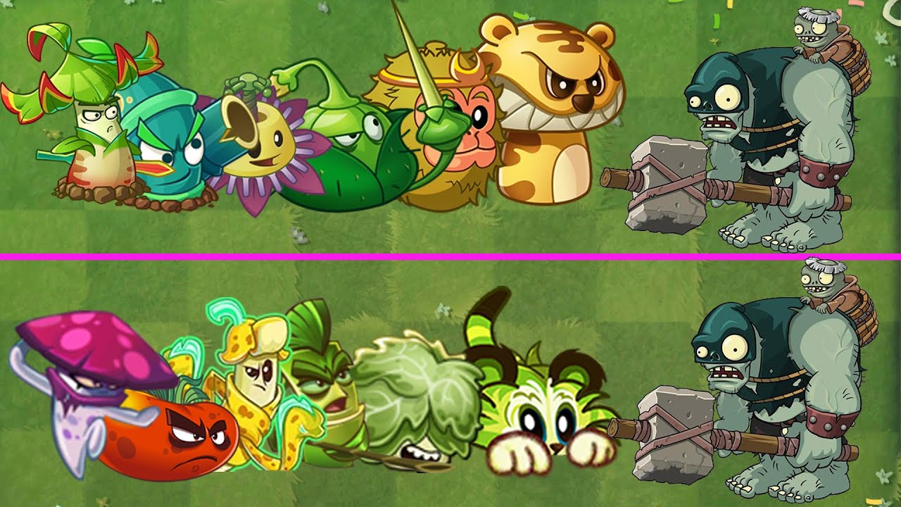 Random Plant Max Level (PvZ2 CHINA) vs Random Plant M200 (PvZ2 ...