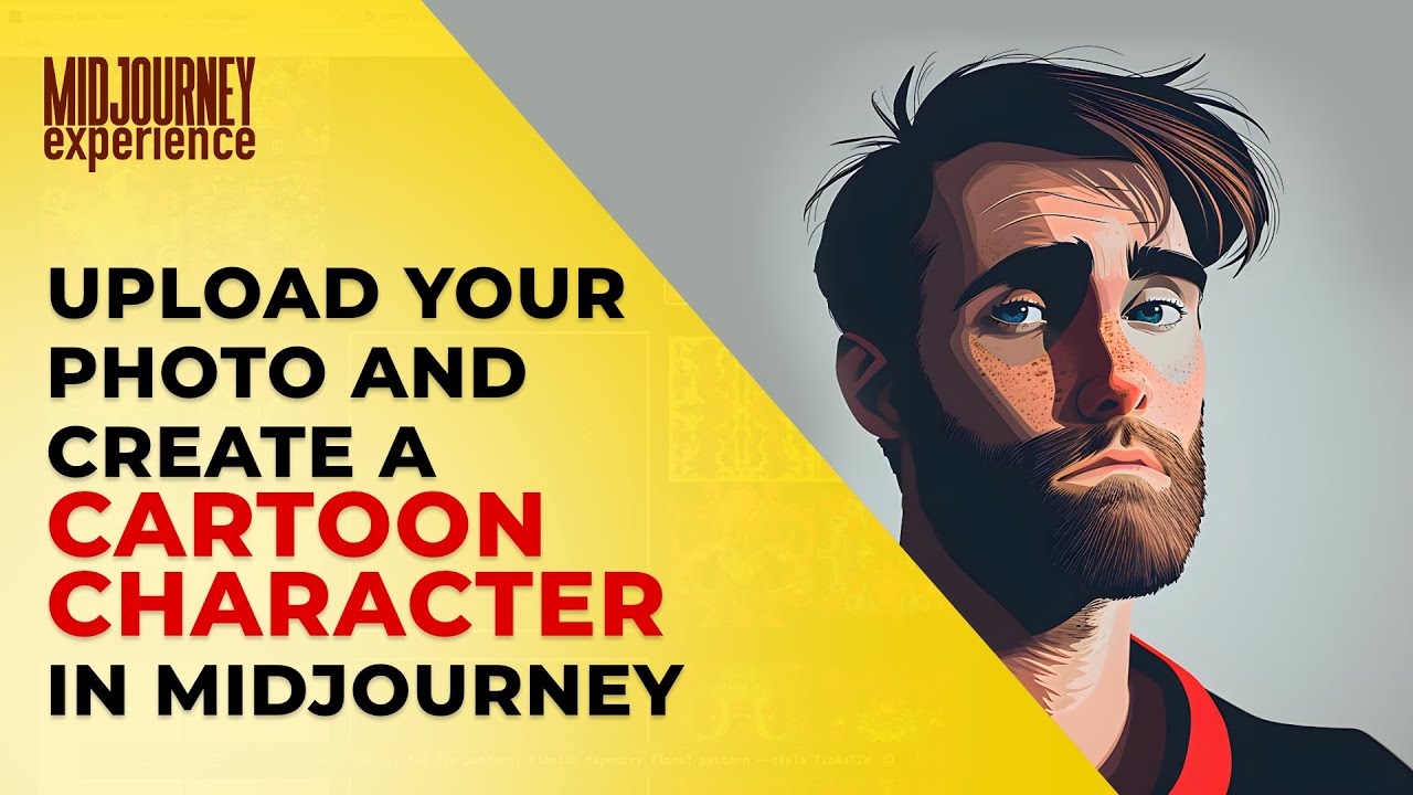 Upload Your Photo & Create a Cartoon Character in Midjourney - YouTube