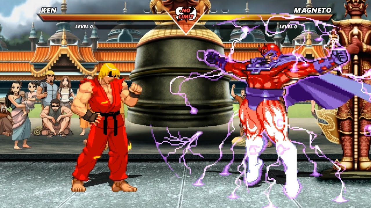 FIRE KEN vs MAGNETO - The most epic fight! - YouTube