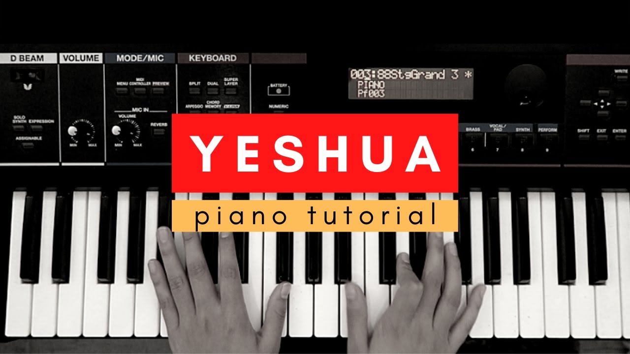 Yeshua - Piano Tutorial - YouTube