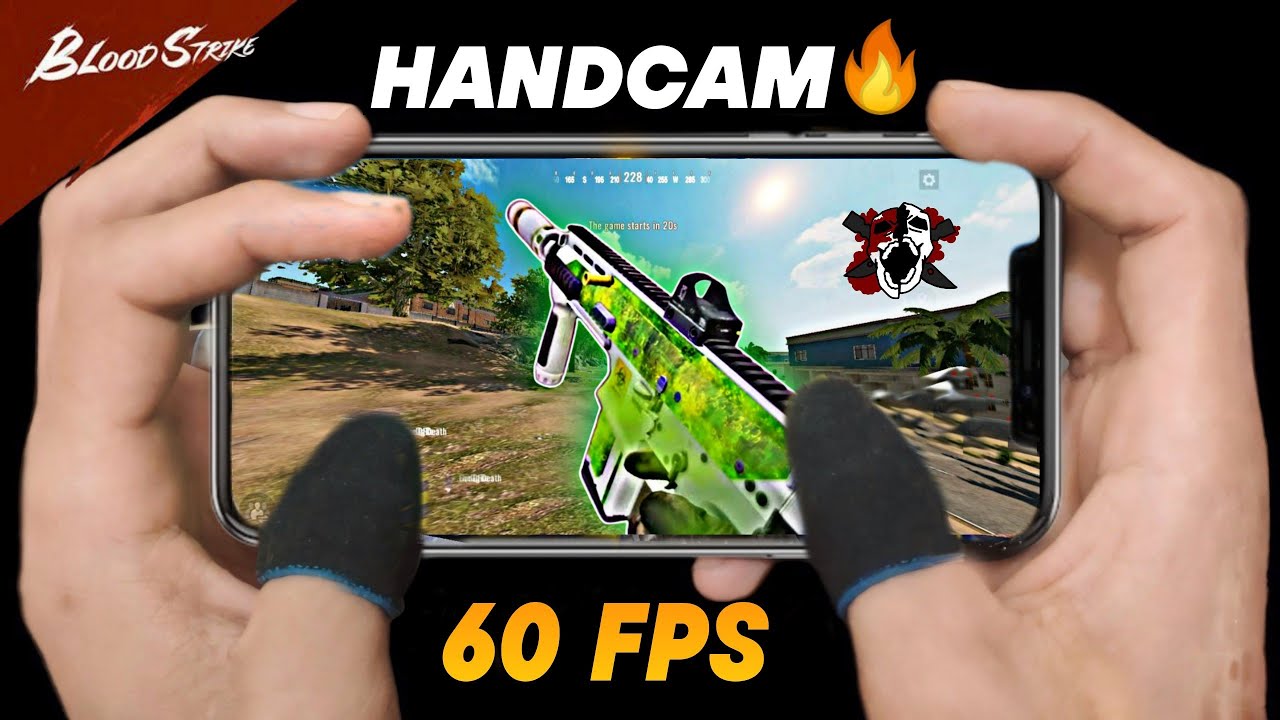 Finally! Power of 60 FPS GAMEPLAY?!😱HANDCAM | 5 Finger😍BLOODSTRIKE ...
