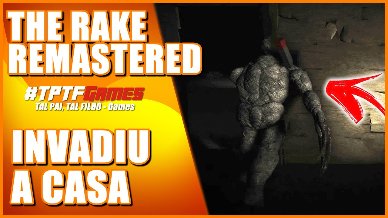 O RAKE INVADIU A CASA - ROBLOX THE RAKE REMASTERED - YouTube