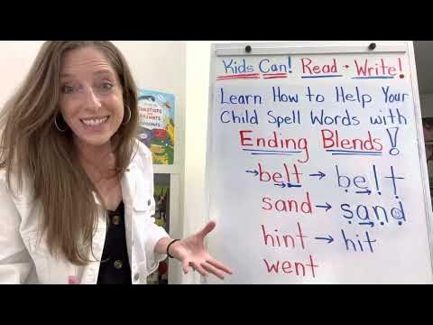 Learn how to help your child spell words with ending blends! - YouTube