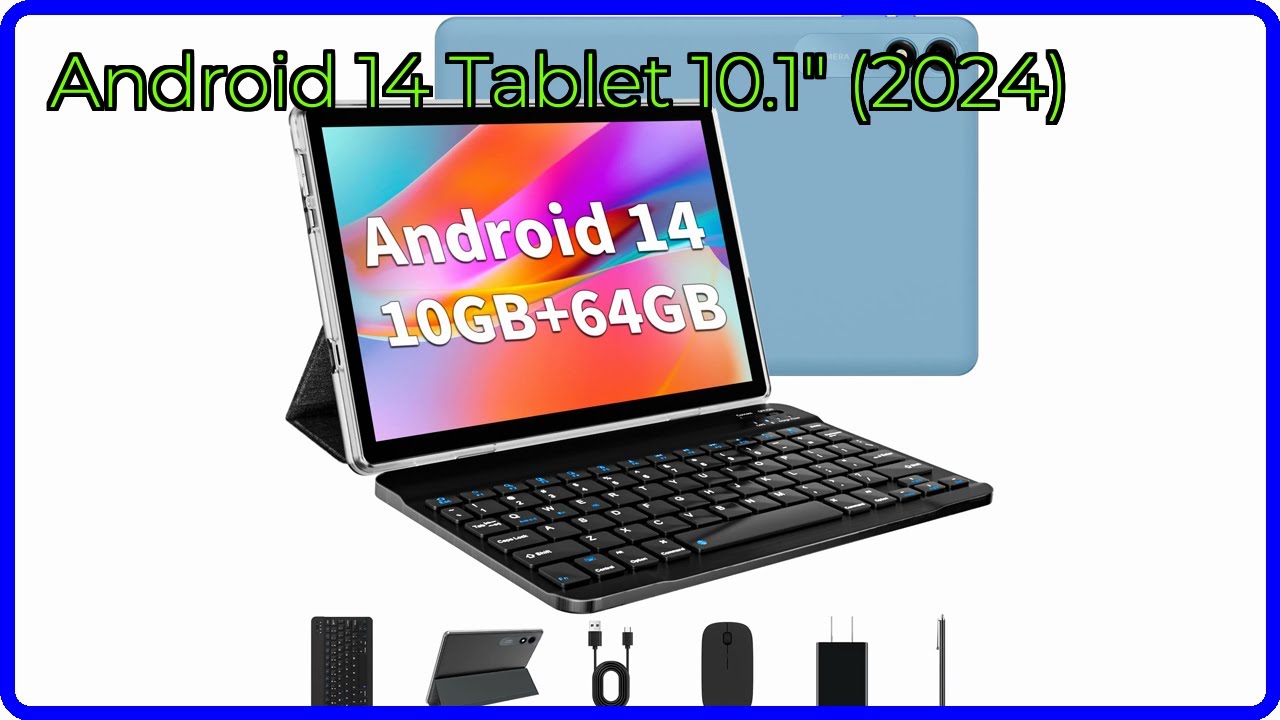 REVIEW (2026): Android 14 Tablet 10.1" (2024). ESSENTIAL details. - YouTube