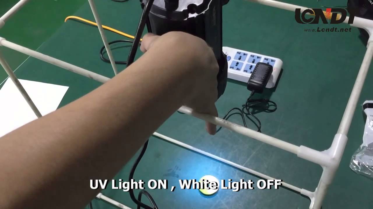 Portable LED NDT Inspection Lamp UV 100 Lights - YouTube