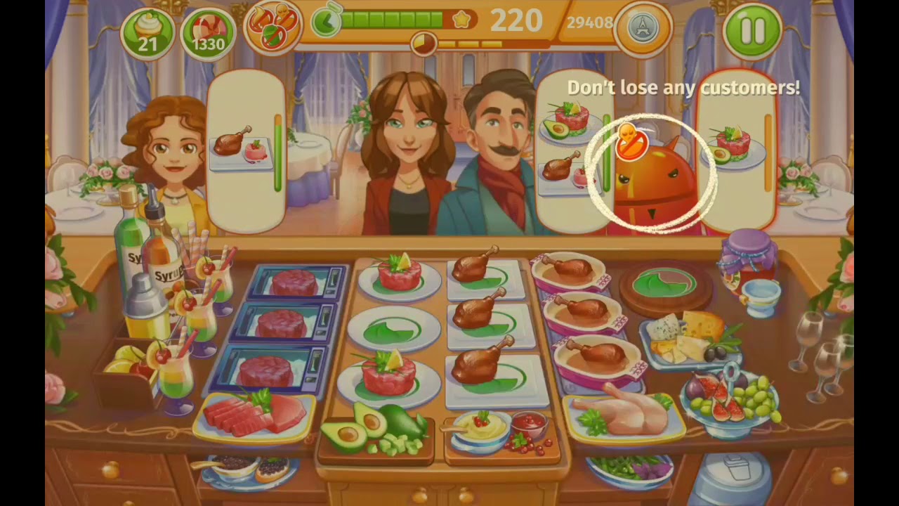 Cooking craze paris bonus level part 1 - YouTube