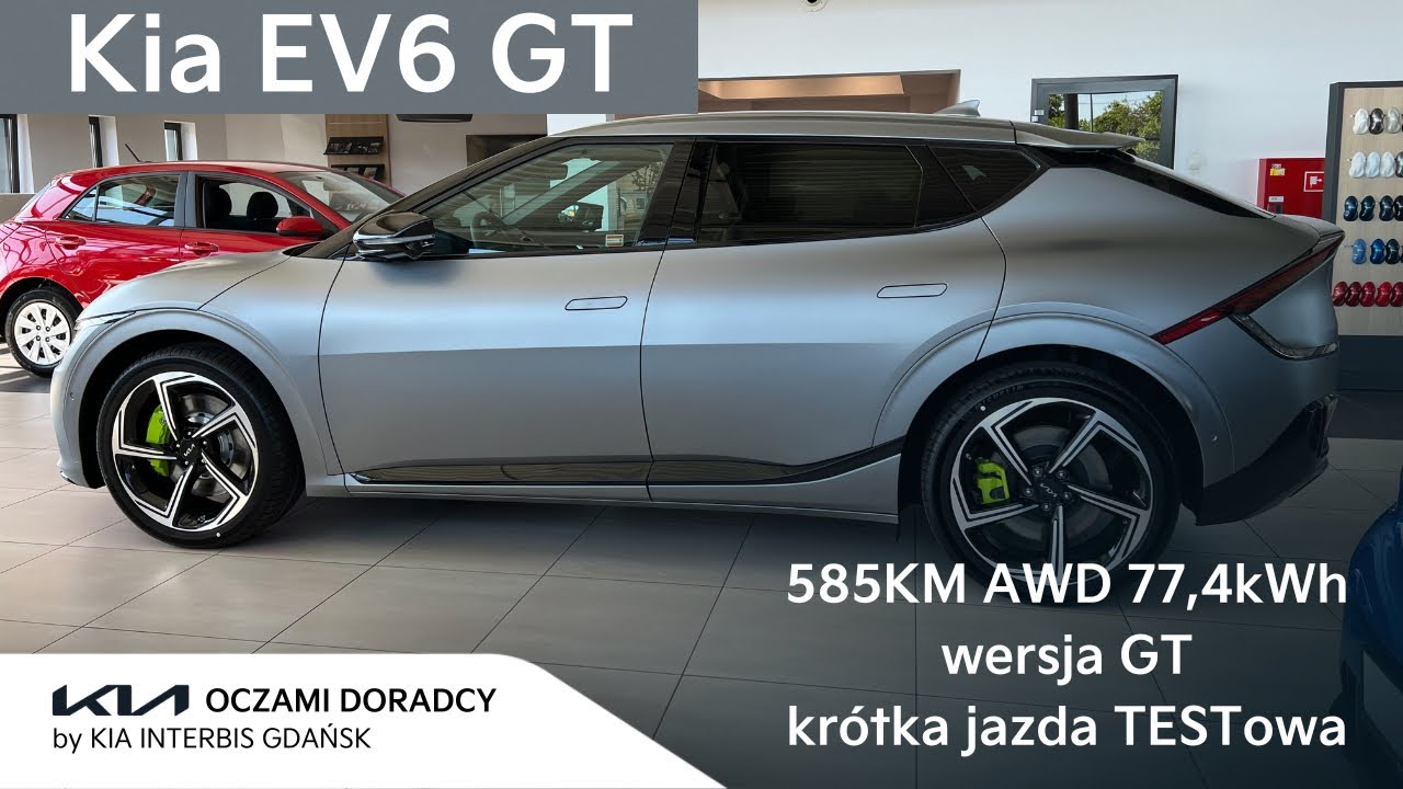 Kia EV6 GT [585KM AWD, 740Nm, 77.4kWh] wersja GT w Moon Scape Matte ...