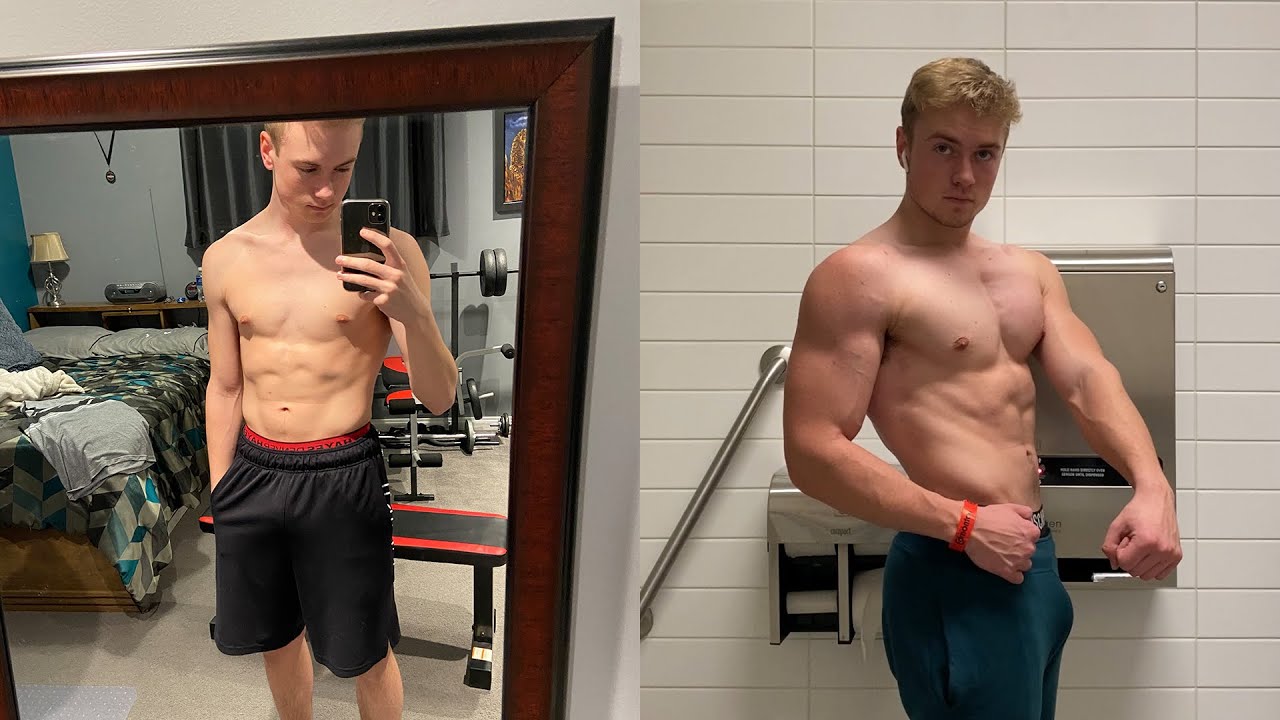 My 1 Year Natural Body Transformation 19-20 - YouTube