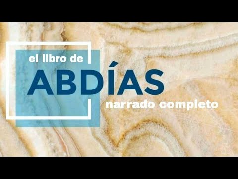 el libro de ABDIAS (AUDIOLIBRO) narrado completo - YouTube