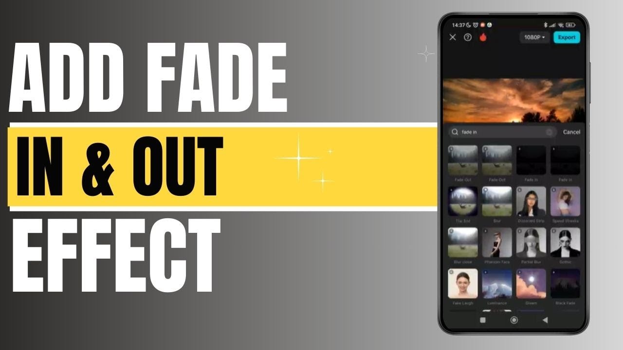 How To add Fade In and Out effect In Capcut ? - YouTube