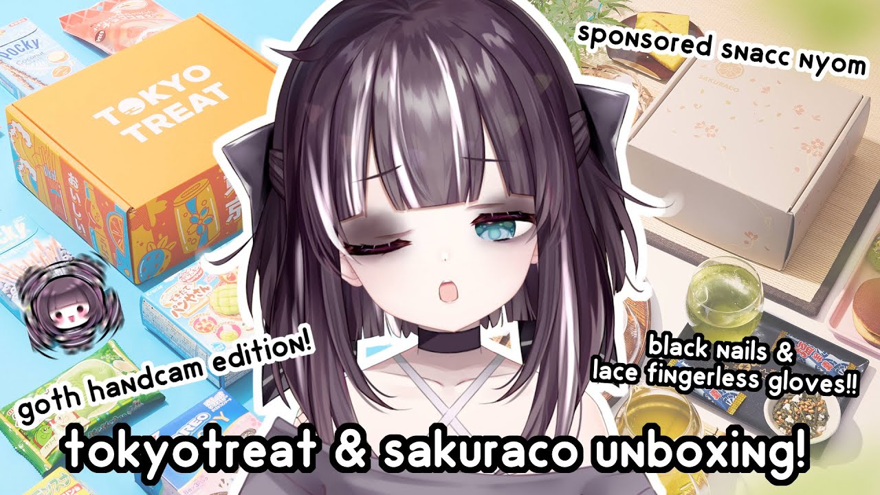 GOTH HANDCAM SNACK TASTING STREAM!!! let edgy shadow nyom all of your ...