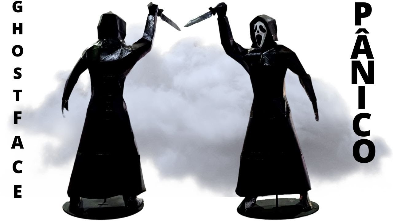 GHOSTFACE / PÂNICO DE PAPERCRAFT - PASSO A PASSO - YouTube