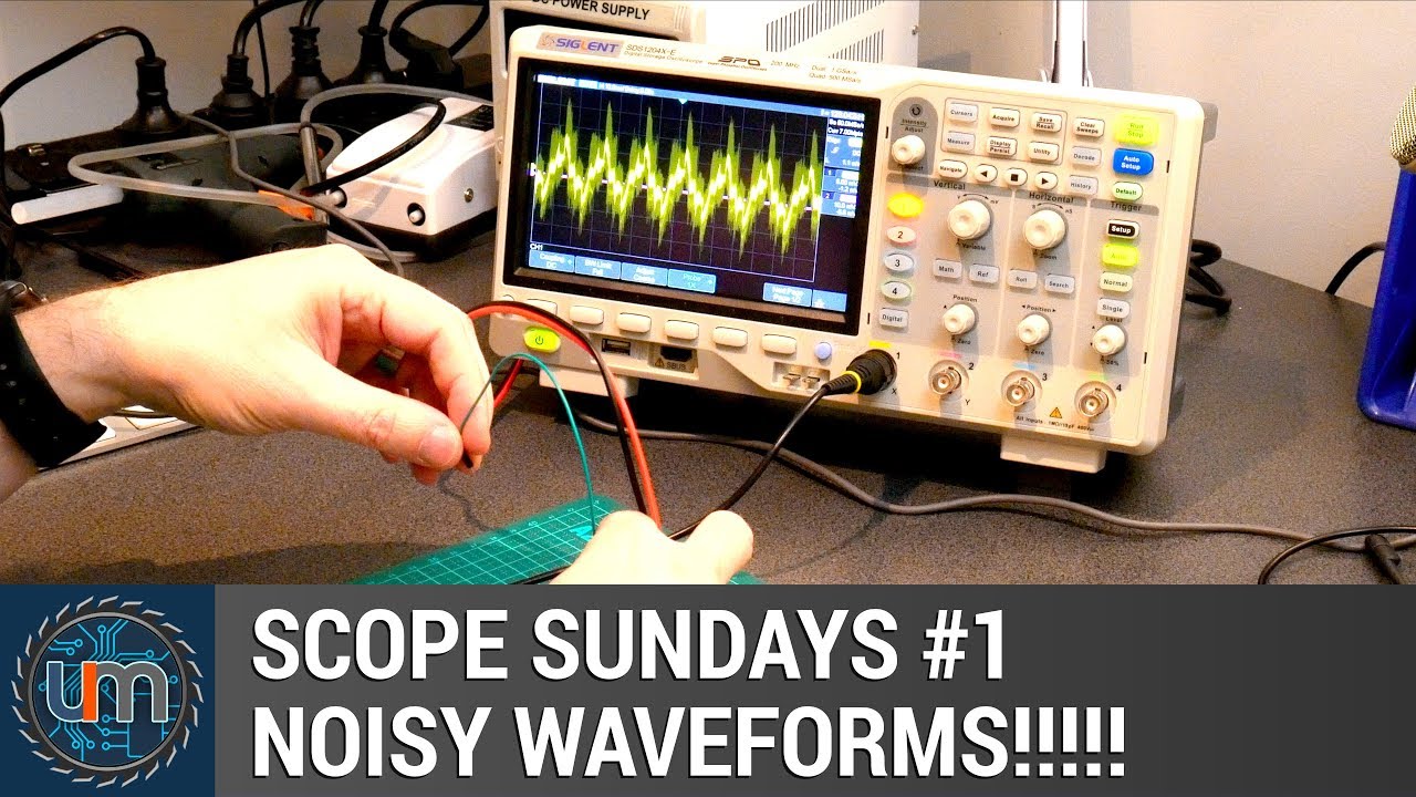 Scope Sundays 01 - Noisy Waveforms! - YouTube
