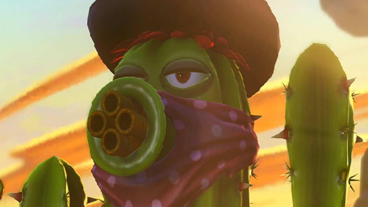 PVZ Garden Warfare 2: BANDIT CACTUS Gameplay! (ZOMBOSS DOWN) - YouTube