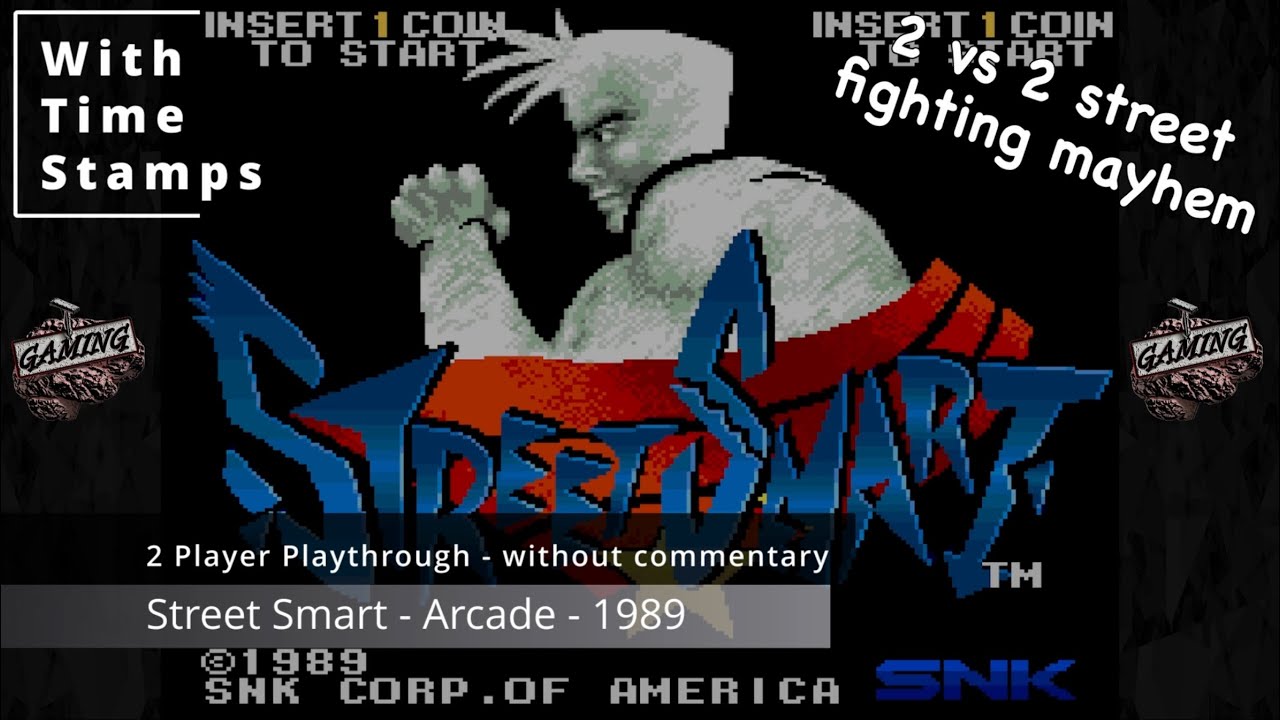 Playthrough - Street Smart - Arcade [ストリートスマート Sutorīto Sumāto] - YouTube