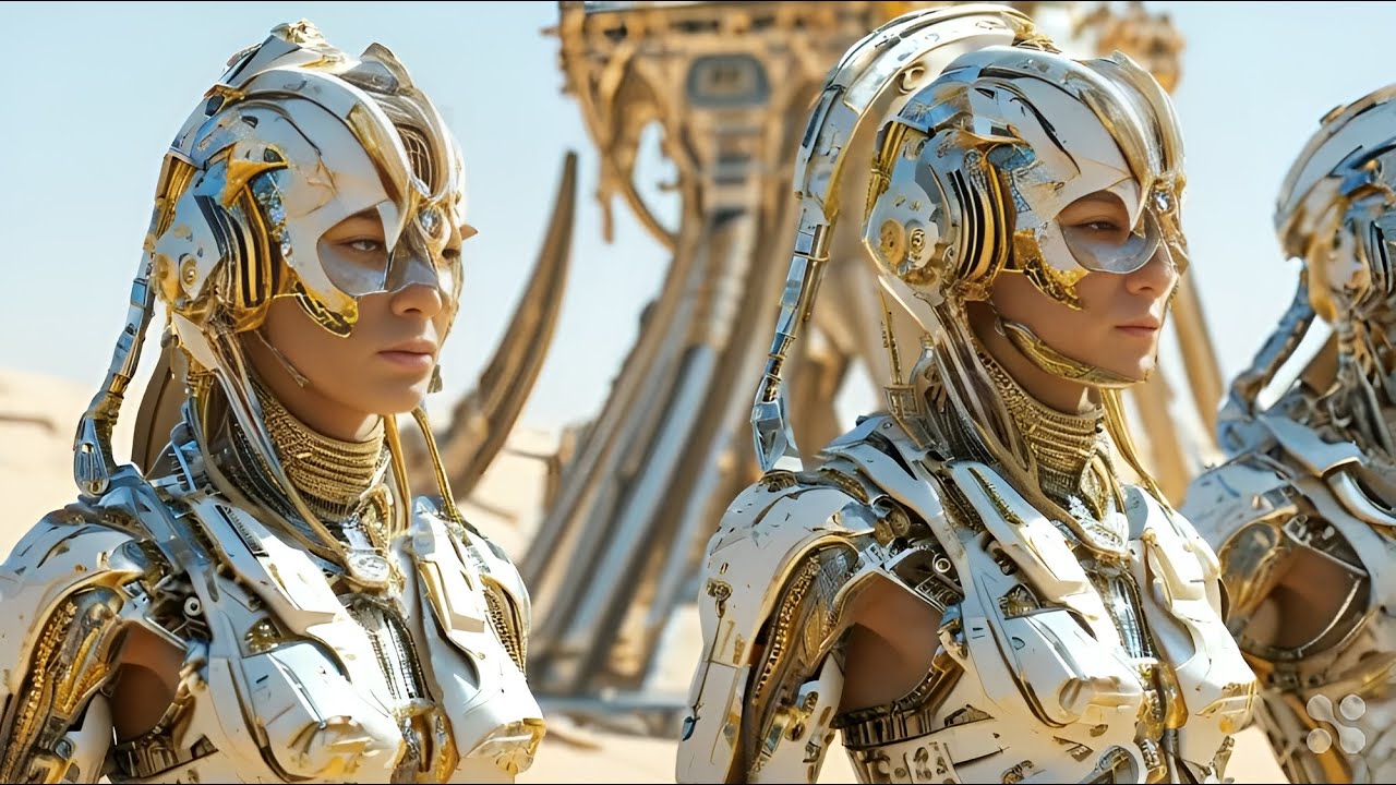 Atlantis colony 3 A Mysterious Futuristic Egypt - Sci-Fi Artwork by ...