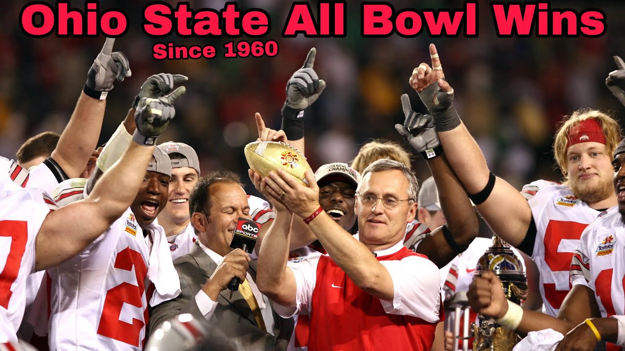 Ohio State Buckeyes | Bowl Game Wins since 1960 - YouTube
