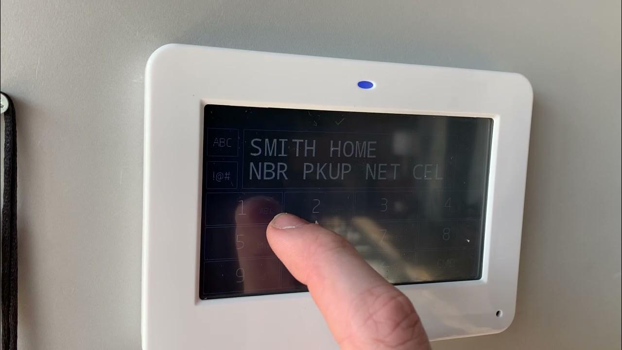 Repair Cell Connection - DMP Touchscreen Keypad - YouTube