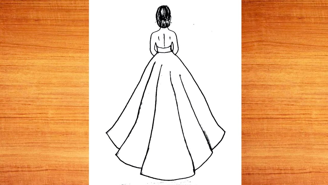 easy and quick girl backside drawing || DK ARTS - YouTube