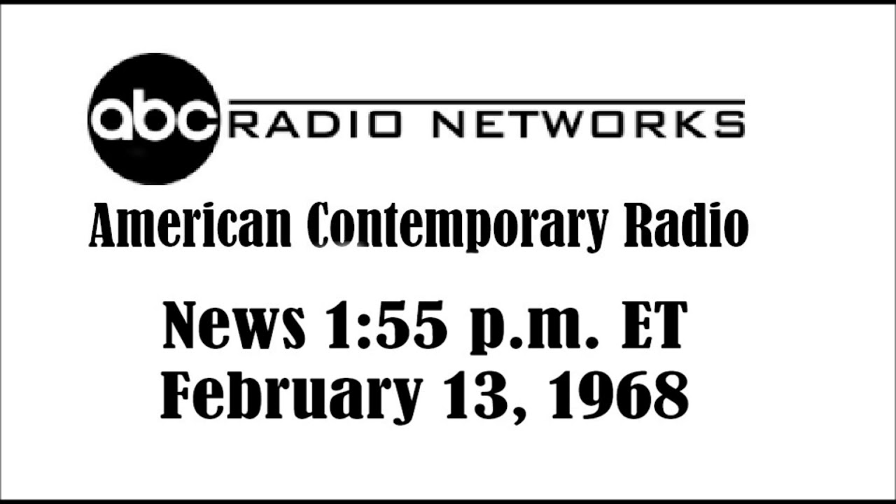 AMERICAN CONTEMPORARY RADIO NEWS AT 1:55 P.M. EASTERN TIME, FEB. 13 ...