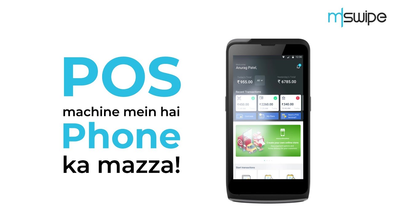 Wisepos Go | Smart POS Machine | #AapkaDigitalSaathi | Mswipe ...