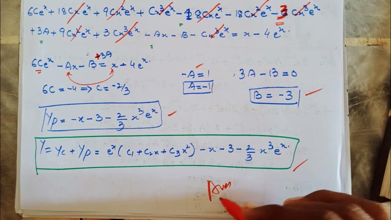 Linear Higher Order Differential Equation |CF&PI| Exercise4.4||Problem23&24||lecture82|| Urdu ...