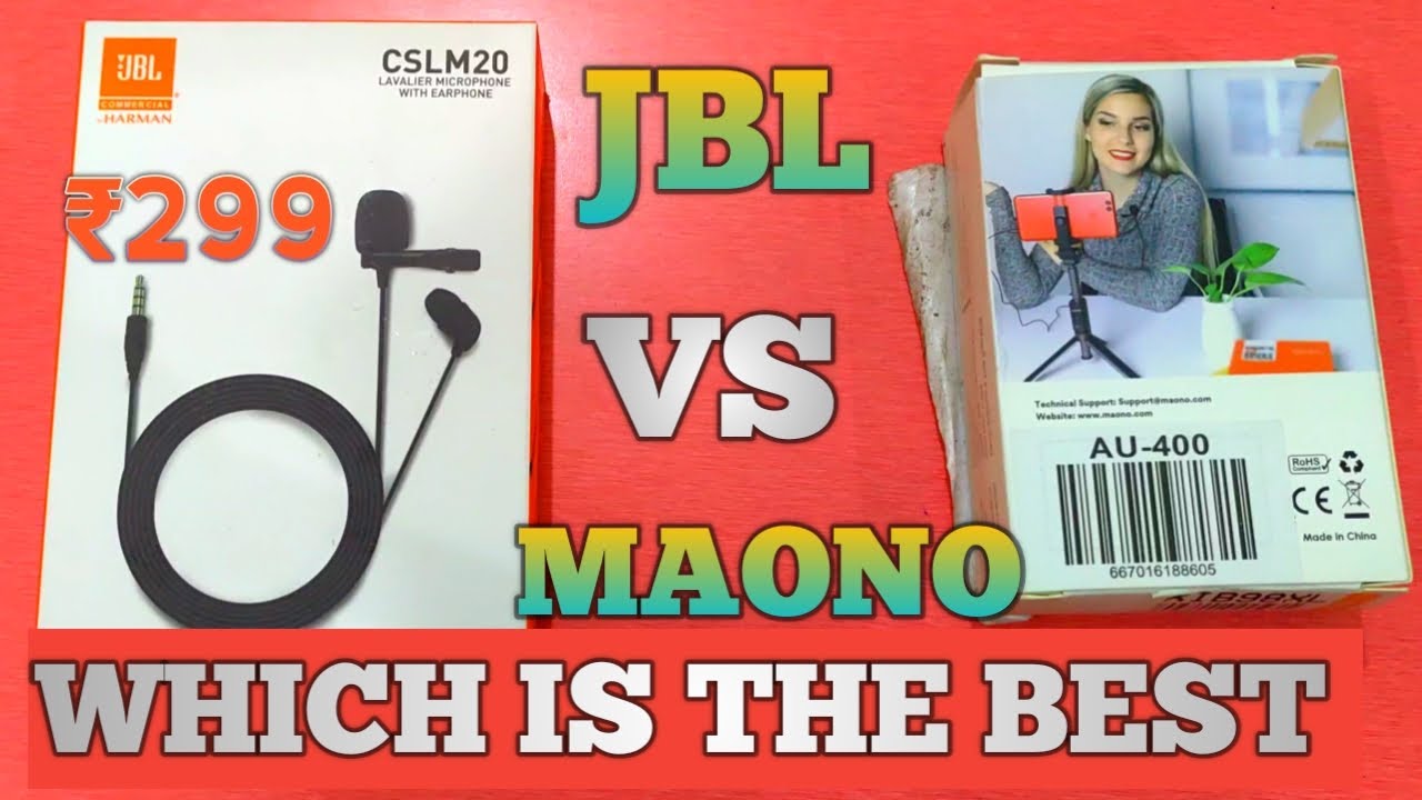 MAONO AU-400 VS JBL CSLM20 which is the best | best budget mic ever ...