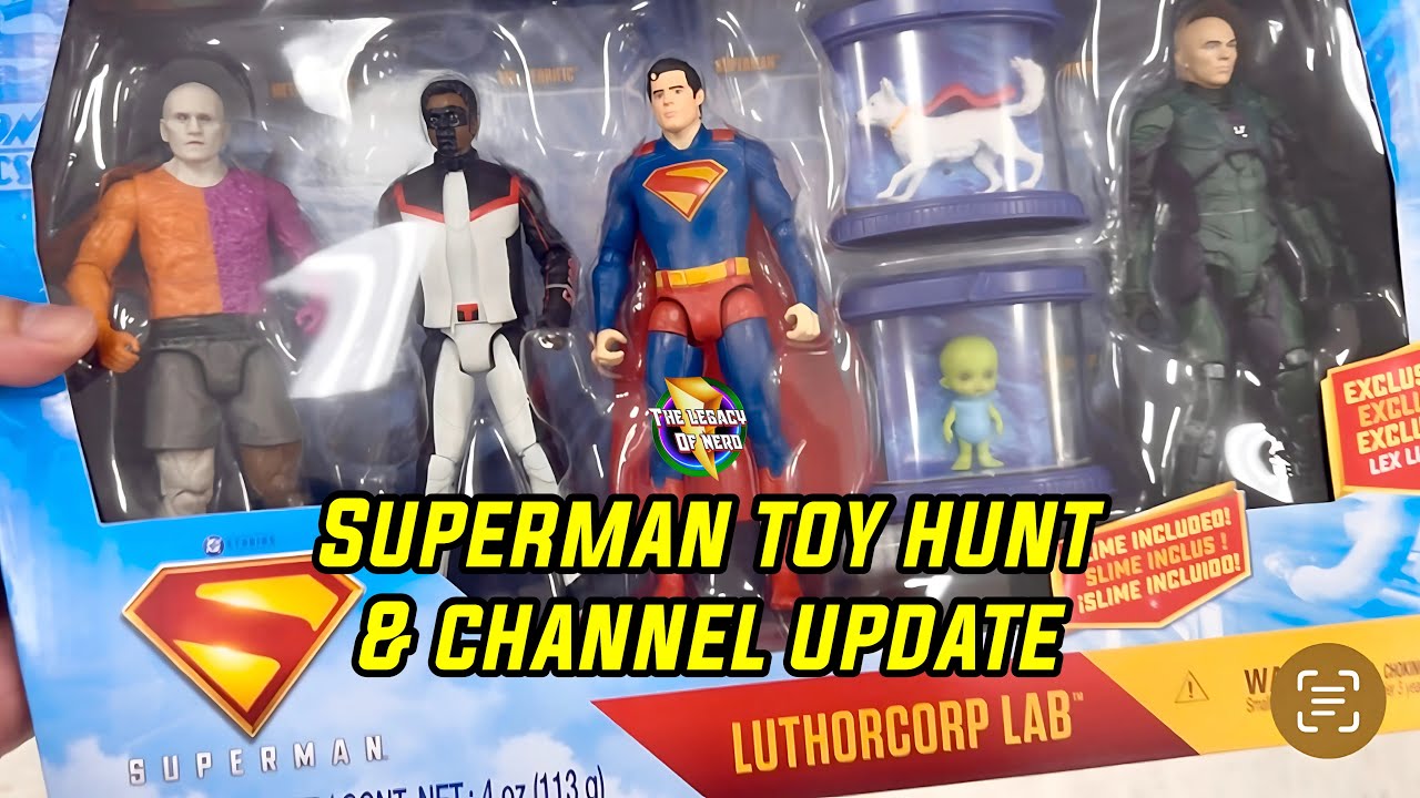 Superman Movie Toy Hunt & Channel Update - YouTube