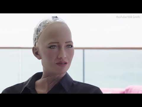 First date Will Smith tries online dating with robot - YouTube
