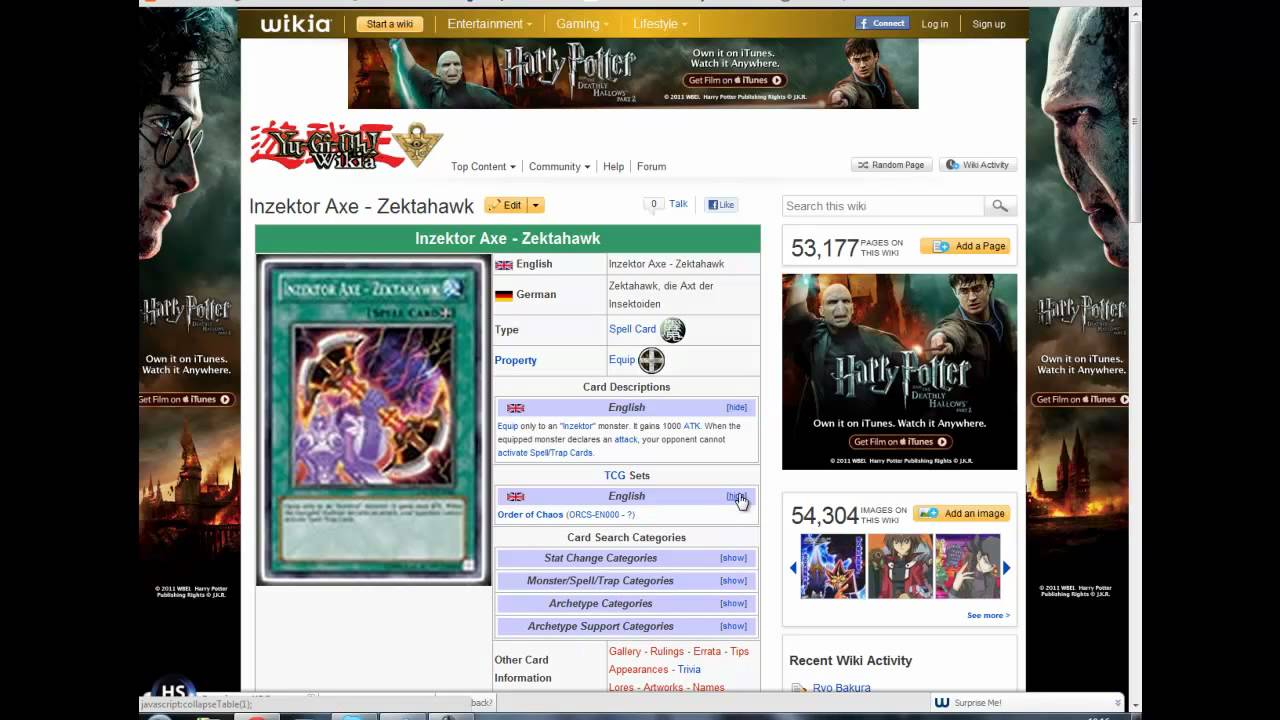 Yu-Gi-Oh! Card Review: Inzektor Axe - Zektahawk Yugioh - YouTube