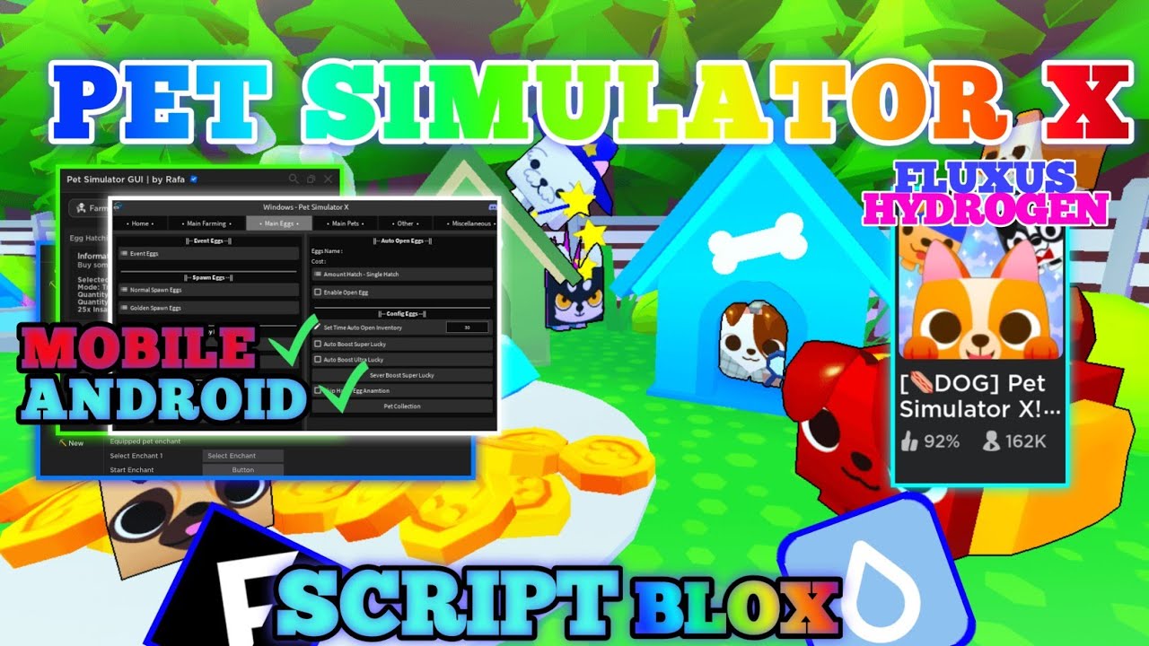 PET SIMULATOR X Script Pastebin DOG UPDATE AUTO FARM NEW WORLD | AUTO ...