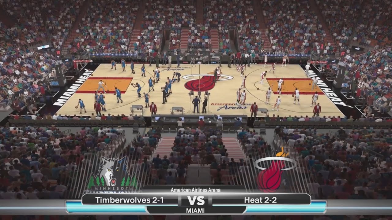 NBA 2K25 ERA Season 2010 Timberwolves (2-1) @ Heat (2-2) - YouTube
