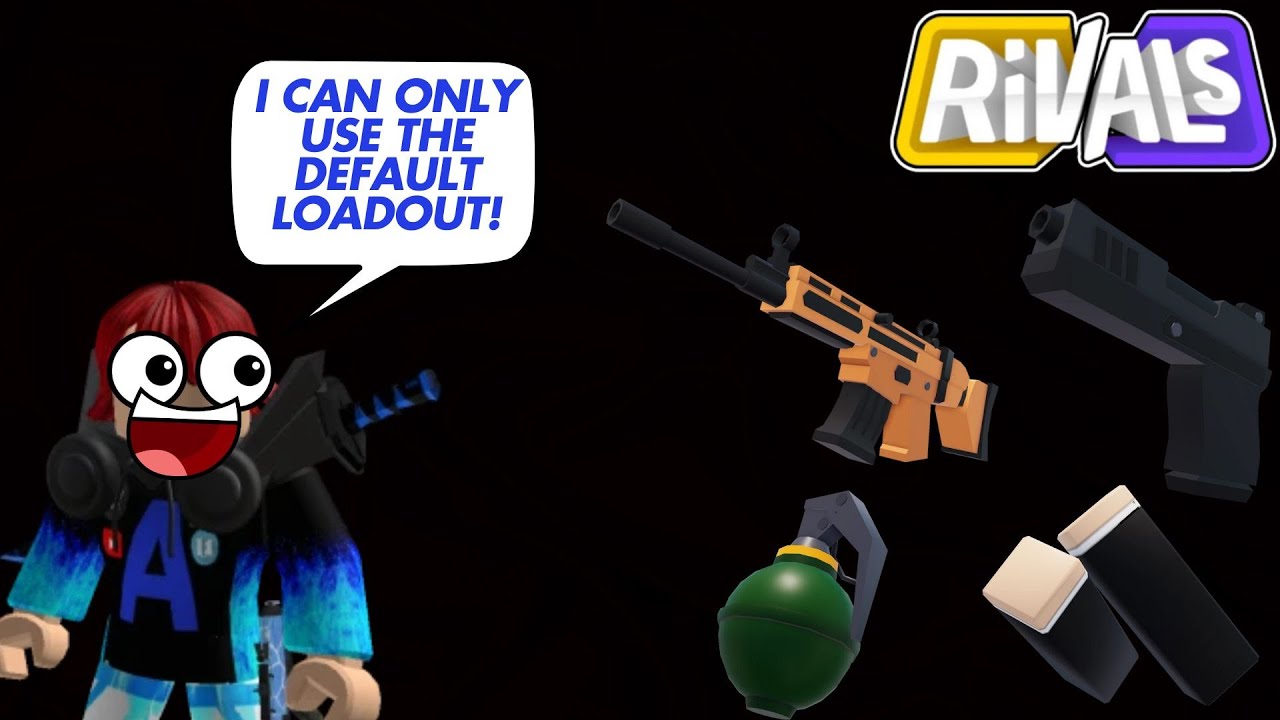 I can only use the DEFAULT LOADOUT in Roblox Rivals! - YouTube