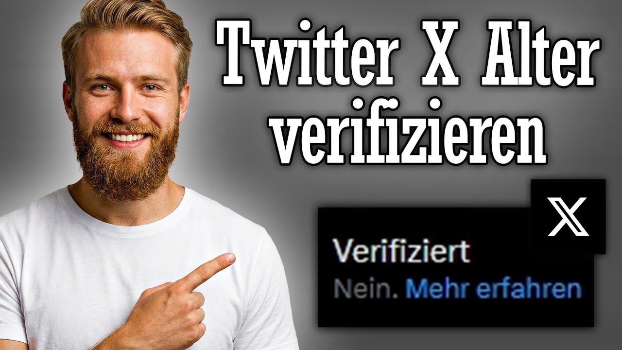 Twitter X Alter verifizieren / bestätigen - Anleitung - YouTube