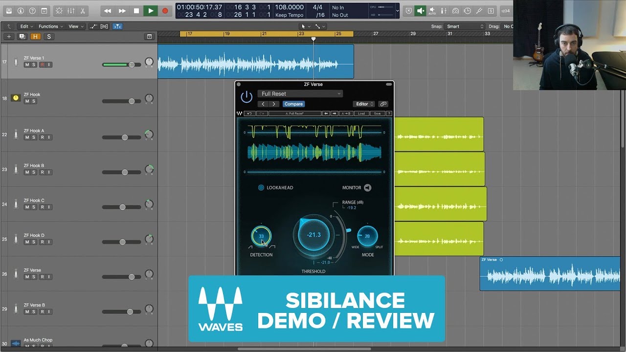 Mixing Rap Vocals with Waves Sibilance - YouTube