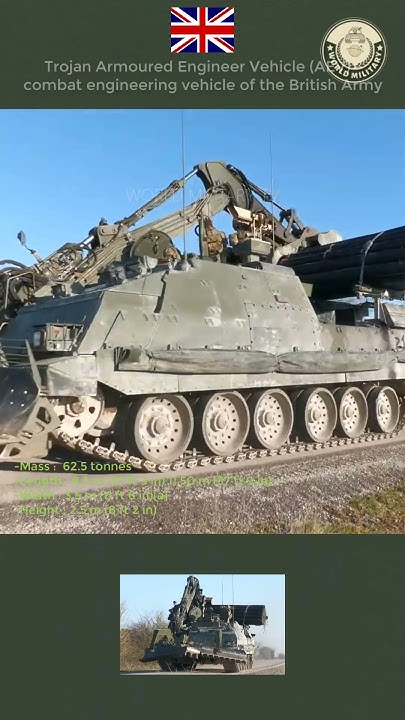 Trojan Armoured Engineer Vehicle (AEV) - combat engineering vehicle of ...