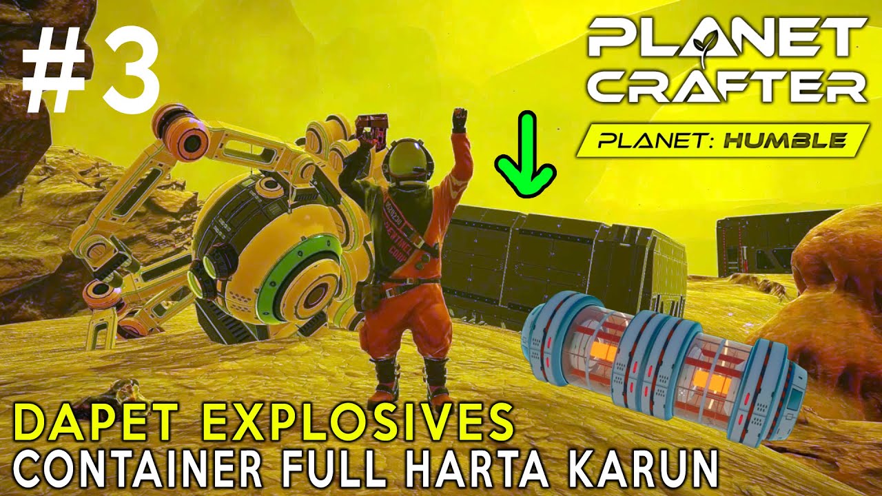 Ketemu Harta Karun dan Explosives Planet Crafter Humble Planet Part 3 ...
