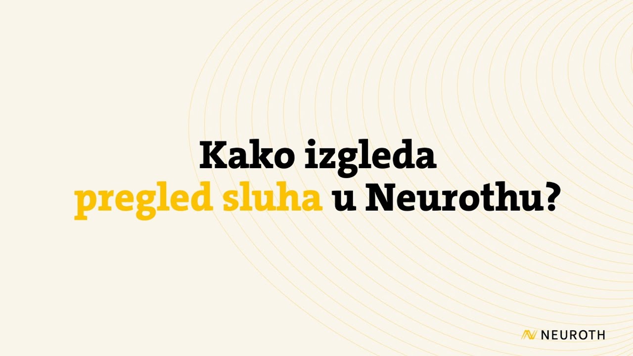 Kako izgleda pregled sluha u Neurothu? - YouTube