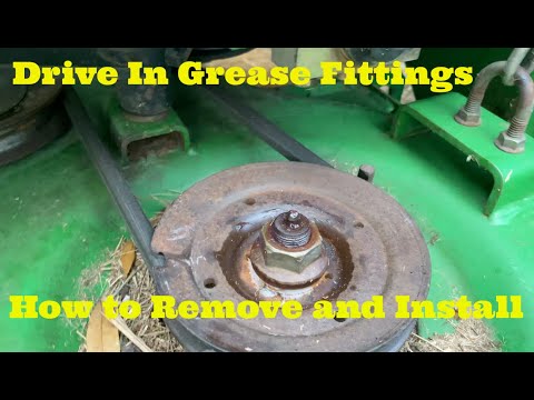Grease Fitting; Drive In Type on John Deere Ztrac Spindle - YouTube