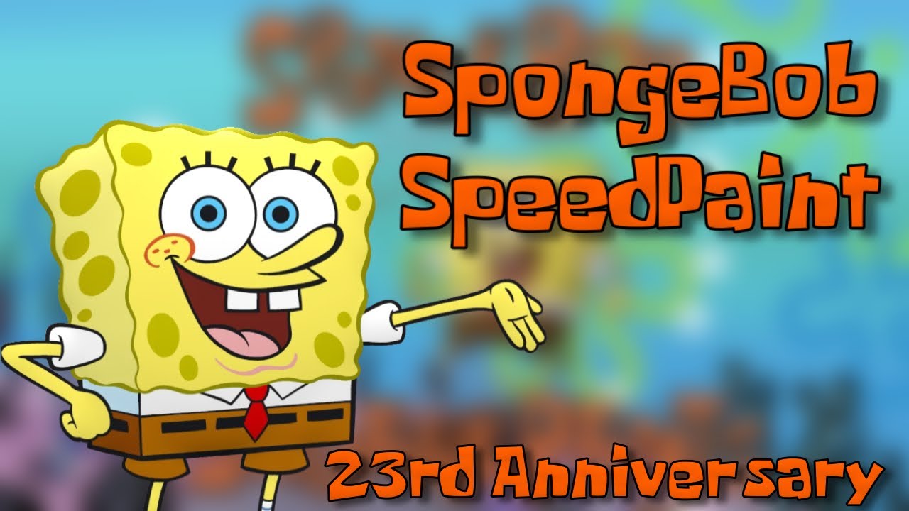 SpongeBob 23rd Anniversary (SpeedPaint) - YouTube