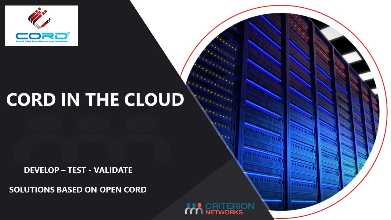 Introduction to CORD in the Cloud - YouTube