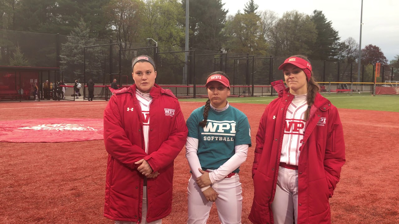 WPI Softball Post-Game Interview - Skylar O'Connell, Kylie Juarez and ...